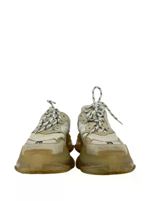 Balenciaga Triple S Clear Sole Sneakers - Neutrals