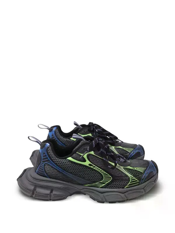 Balenciaga 3xl Distressed Sneakers - Black