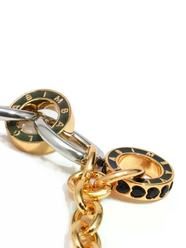 Bimba Y Lola Chain Necklace With Multiple Logos