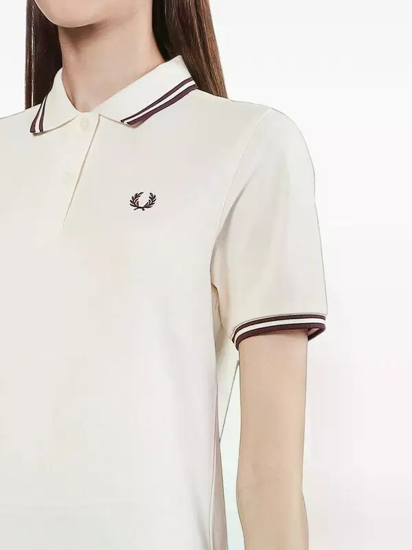 Fred Perry Twin-tipped Piqué Polo Top