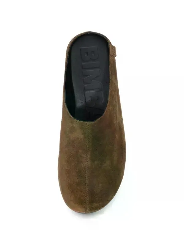 Bimba Y Lola Dark- Suede Platform Clogs