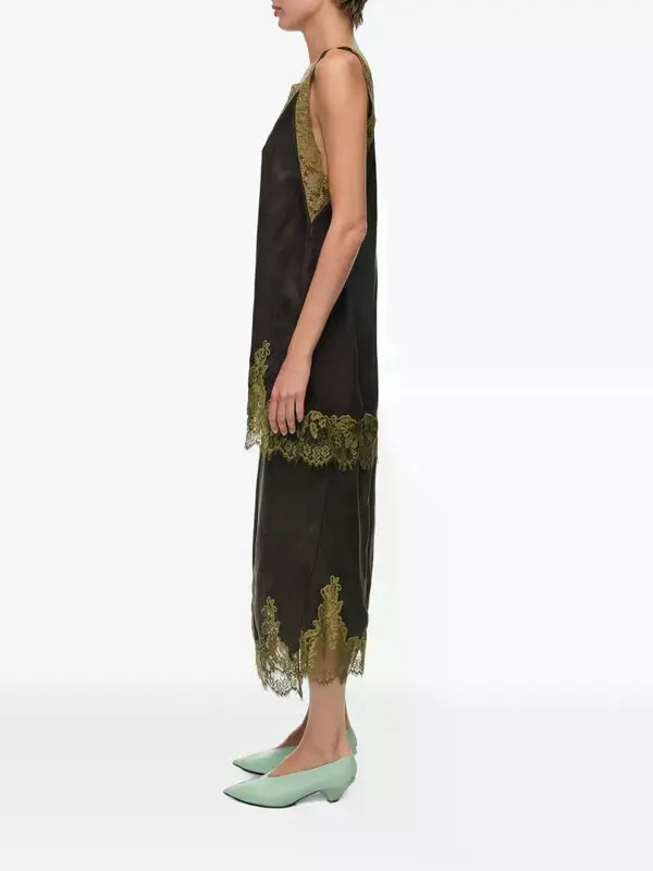 Bimba Y Lola Long Faded Black Camisole Top