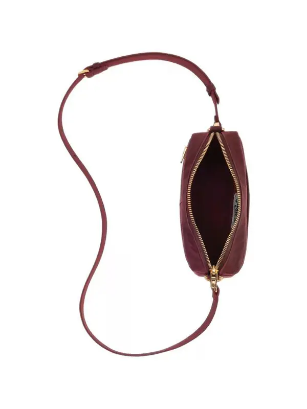 Bimba Y Lola Small Burgundy Coated Crossbody Bag