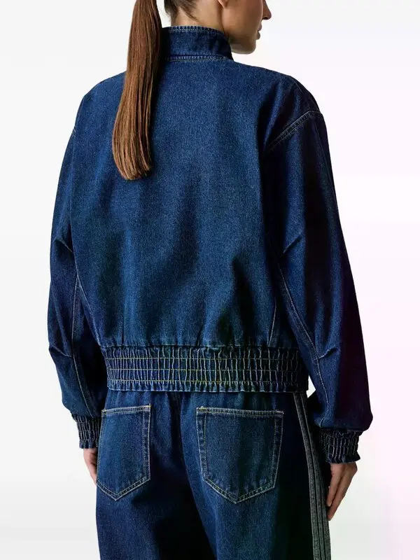 Adidas Stadium Washed-denim Loose-fit Jacket