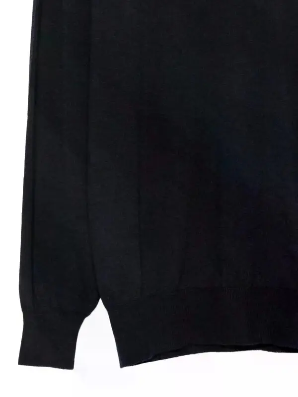 LARDINI Quarter-zip Polo Shirt