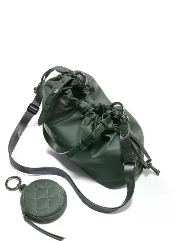 Mz Wallace Small Waverly Drawstring Shoulder Bag - Green