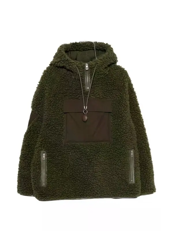 Loewe Fleece-texture Hooded Jacket