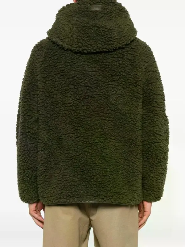 Loewe Fleece-texture Hooded Jacket