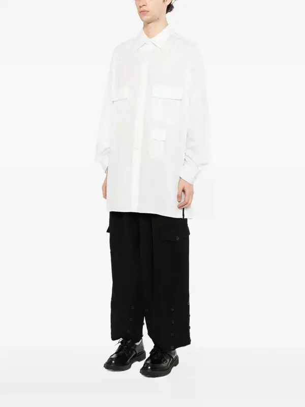 Yohji Yamamoto Three-pocket Oversized Shirt