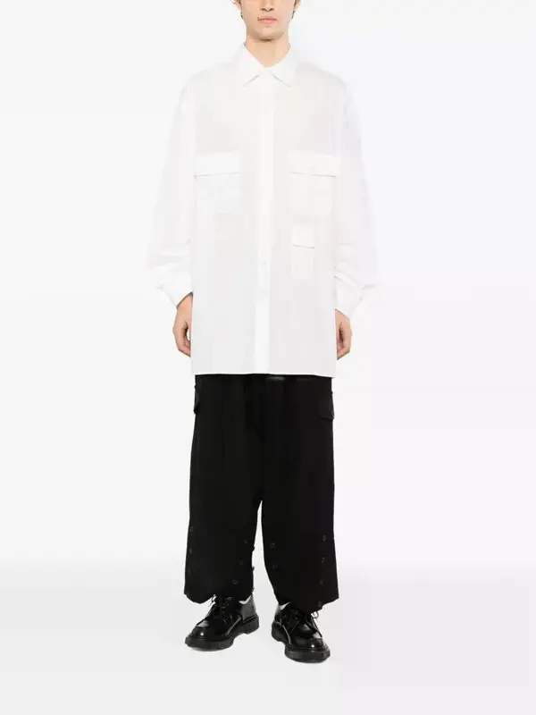 Yohji Yamamoto Three-pocket Oversized Shirt
