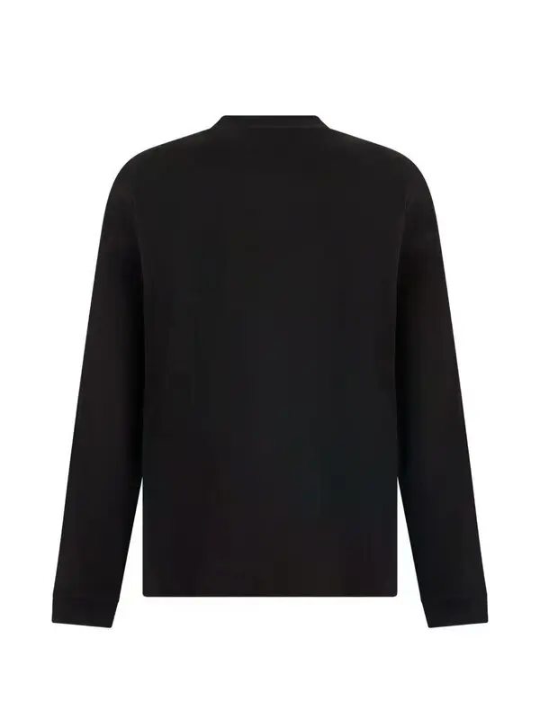 BOSS Logo-print Long-sleeves T-shirt
