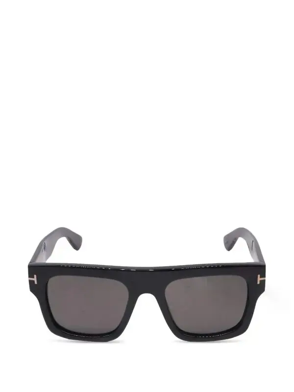 TOM FORD Fausto Rectangle Sunglasses - Black
