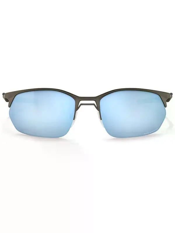 Oakley Wire Tap Rectangle-frame Sunglasses - Grey