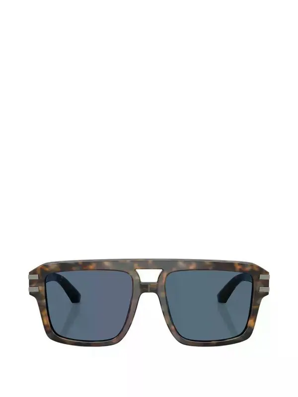 Dolce & Gabbana Tortoiseshell-effect Double-bridge Sunglasses - Brown
