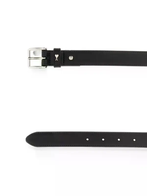 AMI Paris Paris Paris Belt 25 Mm In Leather