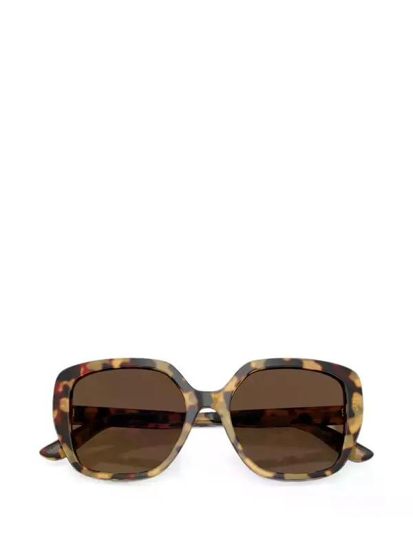 Dolce & Gabbana Tortoise-effect Butterfly-frame Sunglasses