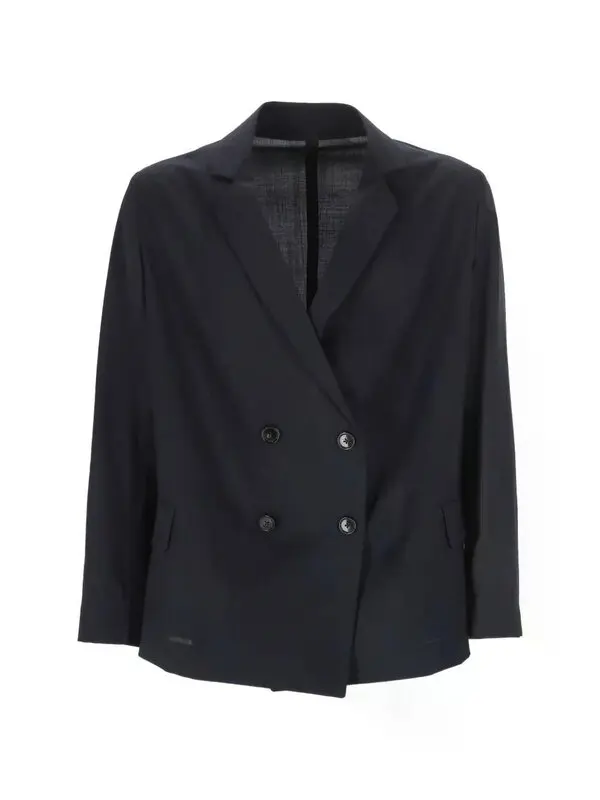 PT TORINO Double-breasted Virgin-wool Blazer