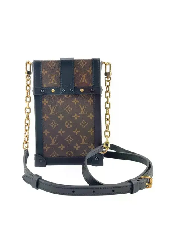 LOUIS VUITTON 2021 Monogram Pochette Trunk Verticale Crossbody Bag