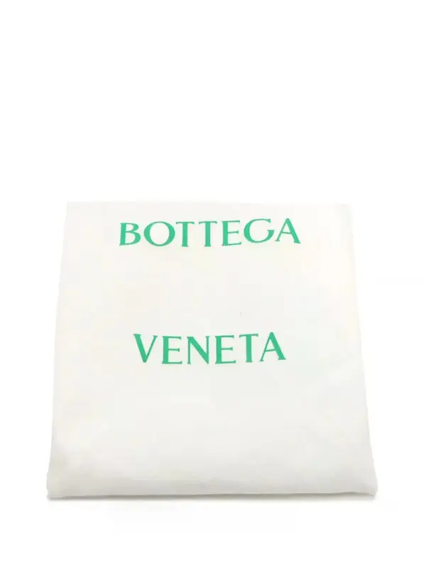 Bottega Veneta 2012-2026 Mini Nappa Maxi Intrecciato Cassette Bucket Bag Crossbody Bag - Grey