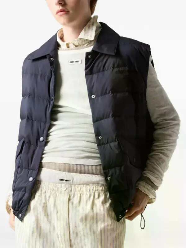 Miu Miu Flapped-pocket Gilet