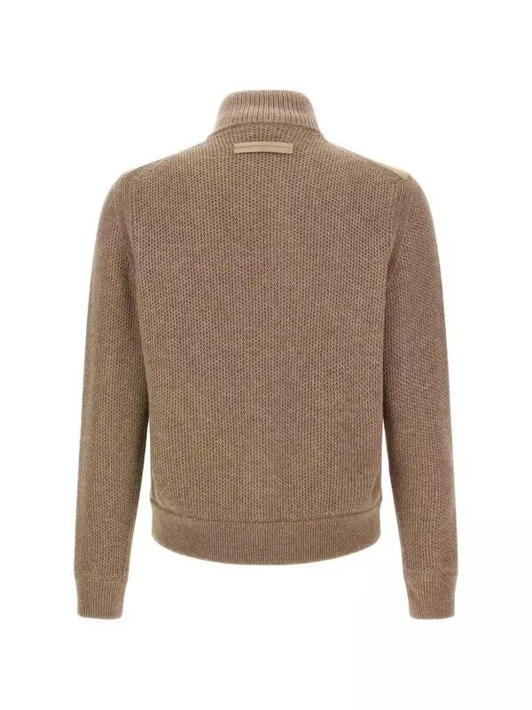 Zegna High-neck Cardigan