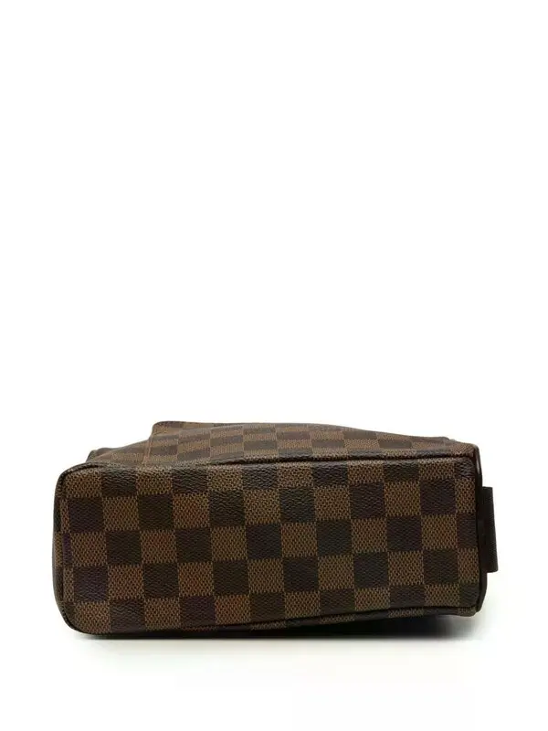 LOUIS VUITTON 2007 Damier Ebene Olav Pm Crossbody Bag