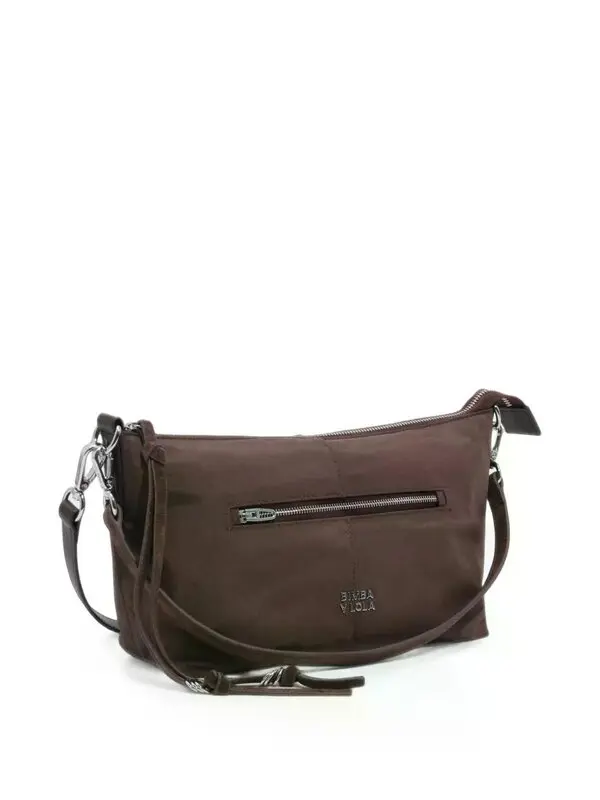 Bimba Y Lola Large Mocha Nylon Madrid Bag