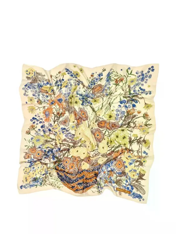 Bimba Y Lola Wild Pointilism Basket Scarf