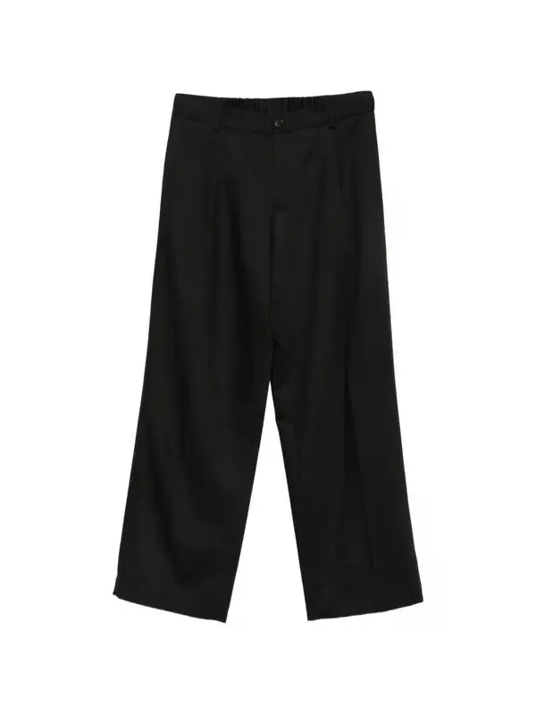 Isabel Benenato Pleated Straight-leg Trousers