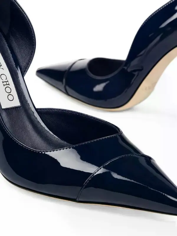 JIMMY CHOO Brigitte 100 Patent Leather Pumps