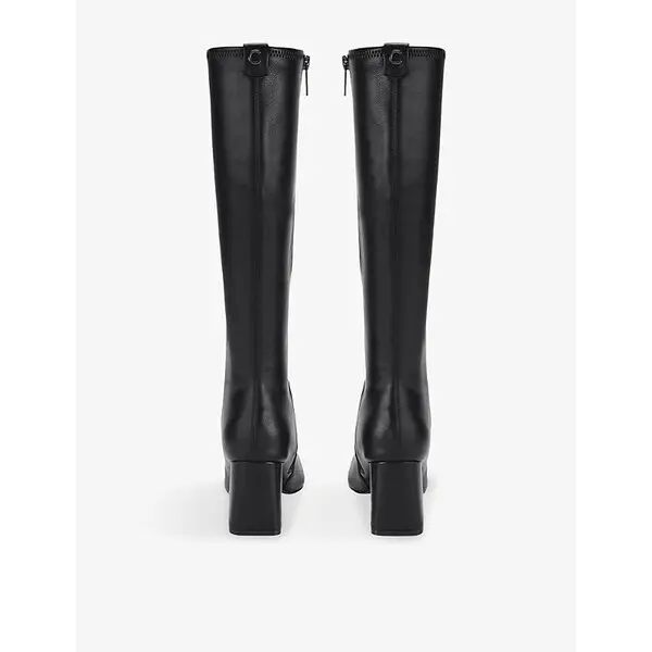 Carvela Rometta Faux-leather Heeled High-leg Boots
