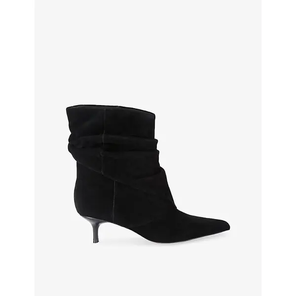 Steve Madden Flux Suede Heeled Ankle Boots