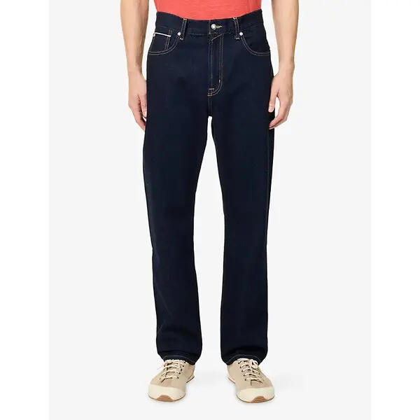 7 For All Mankind Modern Straight-leg Cotton Denim Jeans