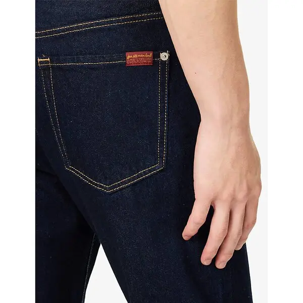 7 For All Mankind Modern Straight-leg Cotton Denim Jeans