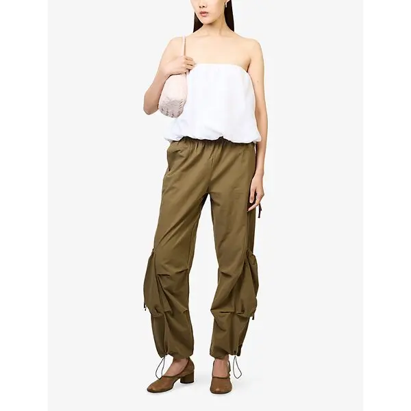 DEIJI STUDIOS Drawstring-pocket Cotton Trousers