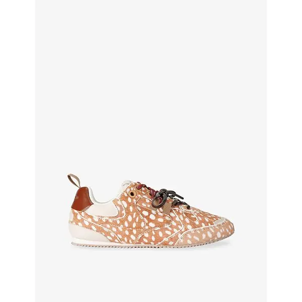 Kurt Geiger Kurt Slim Runner Suede Trainers
