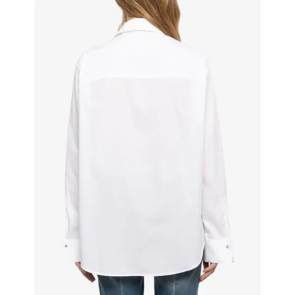 Zadig&Voltaire Morning Brand-embroidered Cotton-poplin Shirt - Judo