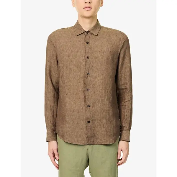 Orlebar Brown Giles Tailored-fit Linen Shirt
