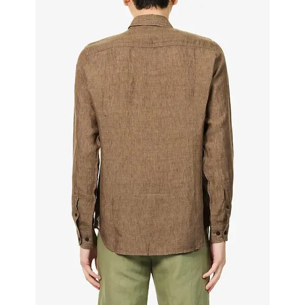 Orlebar Brown Giles Tailored-fit Linen Shirt