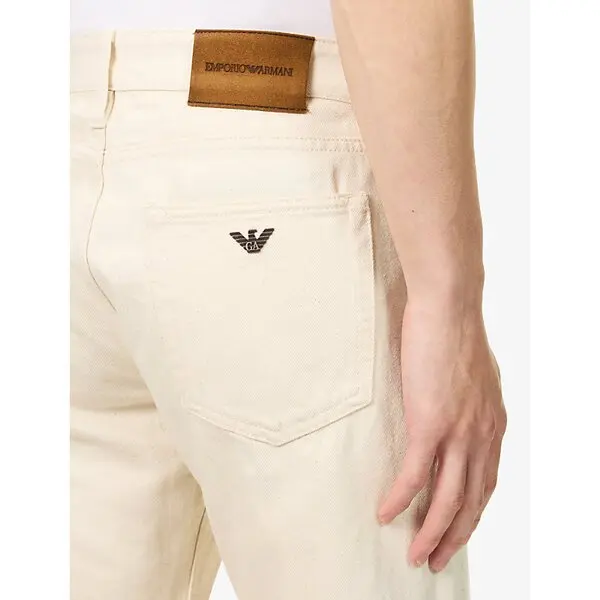 Emporio Armani J107 Slim-fit Cotton Denim Jeans