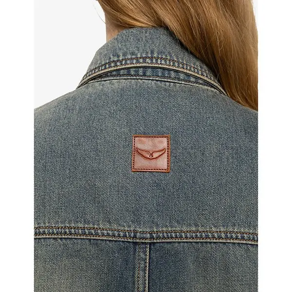 Zadig&Voltaire Lessa Washed Denim Jacket