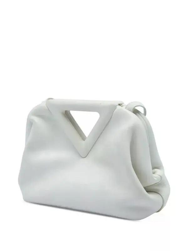 Bottega Veneta 2012-2026 Small Leather The Point Triangle Satchel