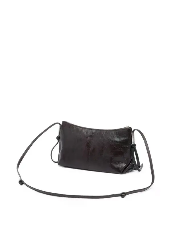 Bimba Y Lola Small Espresso Leather Crossbody Bag
