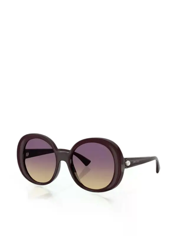 JIMMY CHOO Round-frame Gradient Sunglasses