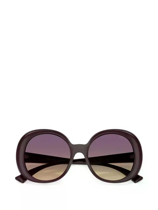 JIMMY CHOO Round-frame Gradient Sunglasses - Purple