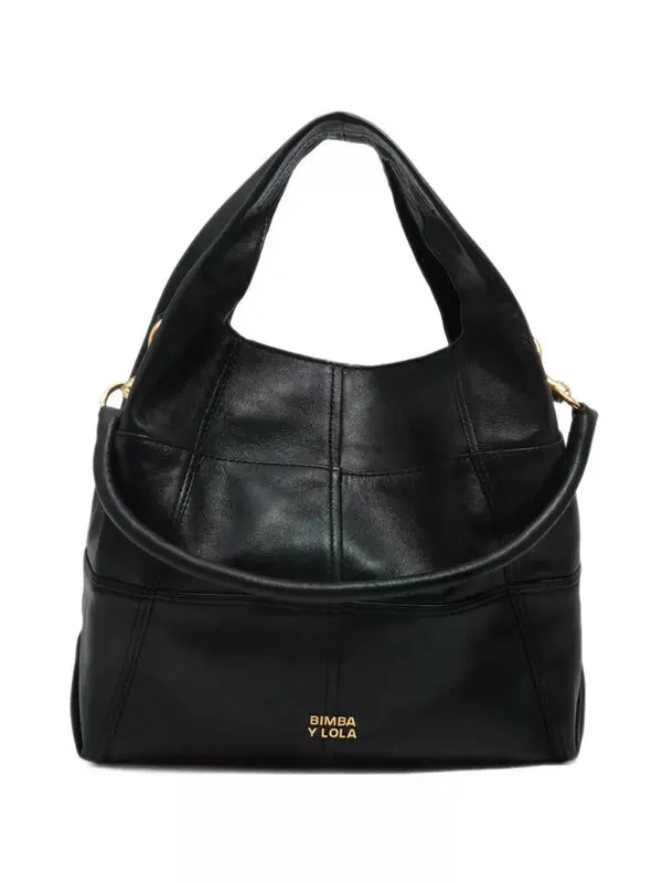 Bimba Y Lola Medium Patchwork Leather Paper Bag