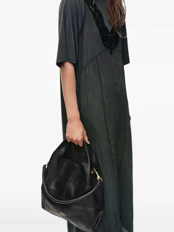 Bimba Y Lola Medium Patchwork Leather Paper Bag