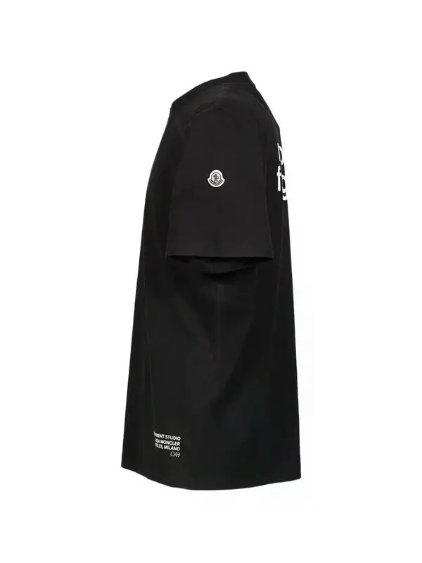 Moncler X Fragment Logo-print Cotton T-shirt