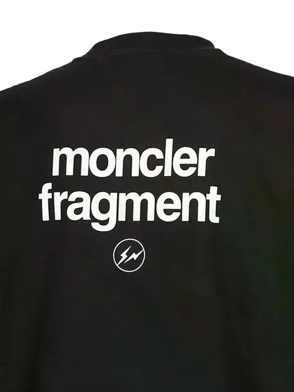 Moncler X Fragment Logo-print Cotton T-shirt