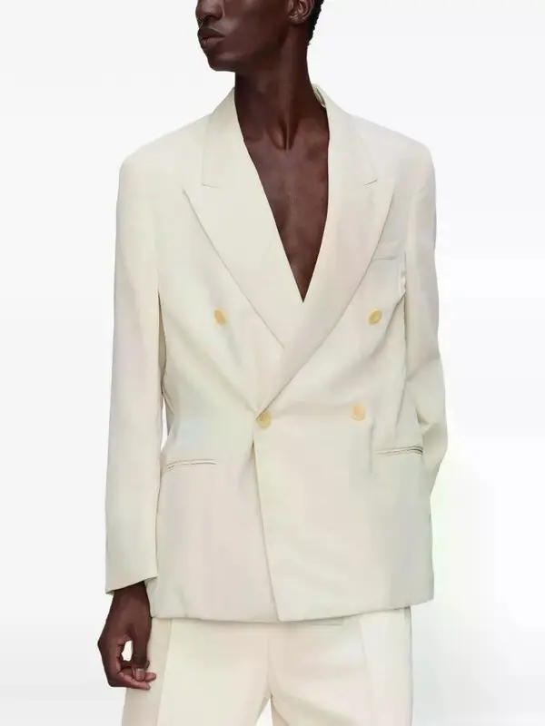 MAISON MARGIELA Double-breasted Peak-lapel Jacket